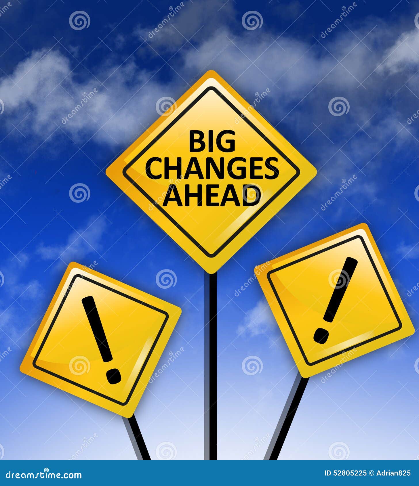 Big changes ahead signs stock image. Image of strategy - 52805225