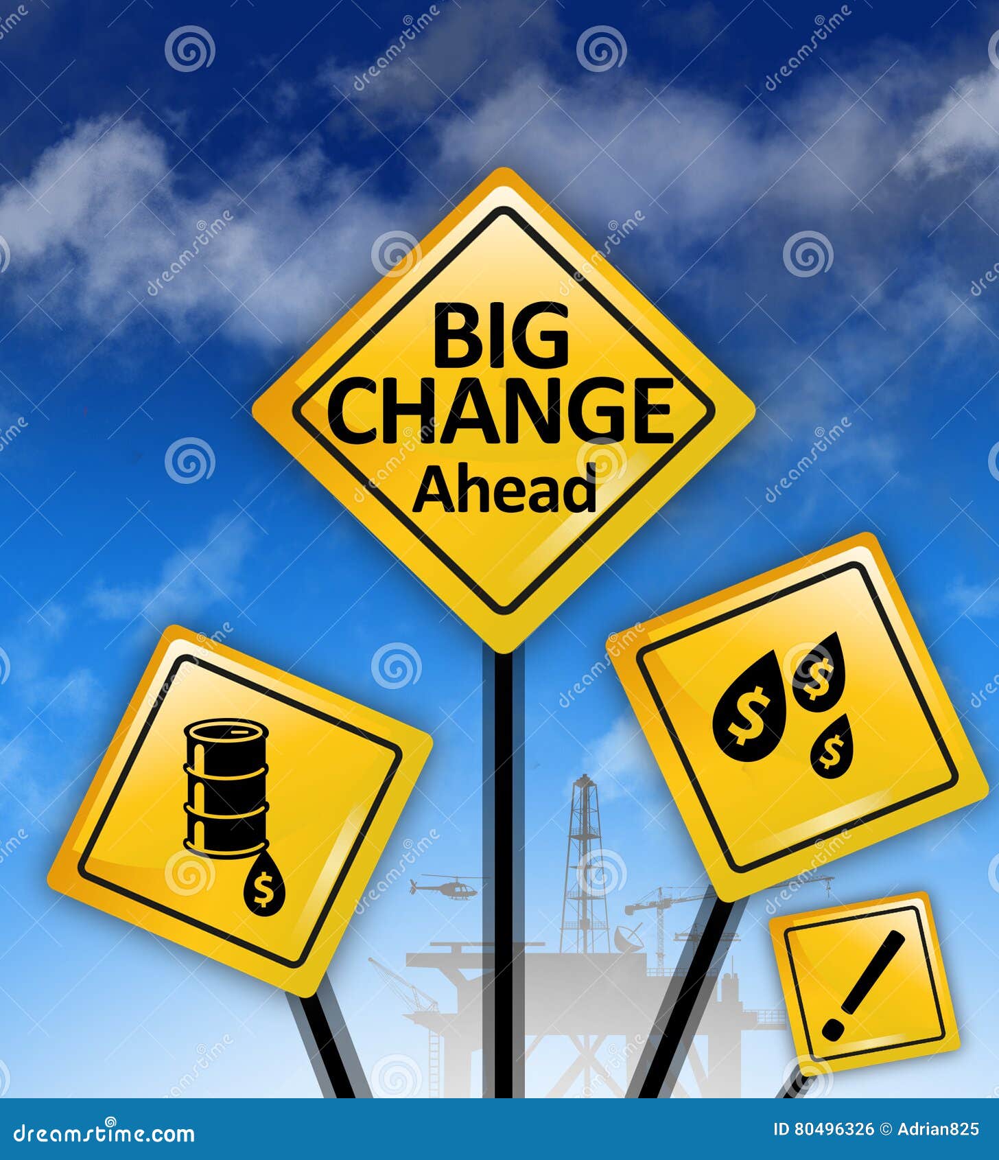 Big changes ahead signs stock photo. Image of strategy - 80496326