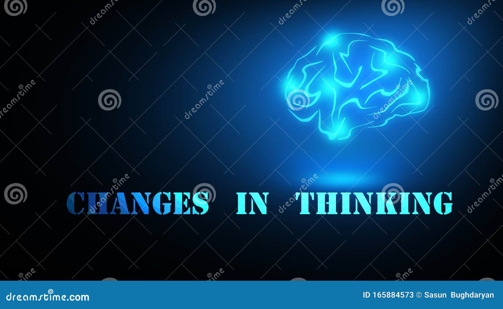 Big Changes in Changes in Thinking Stock Image - Image of innovative ...