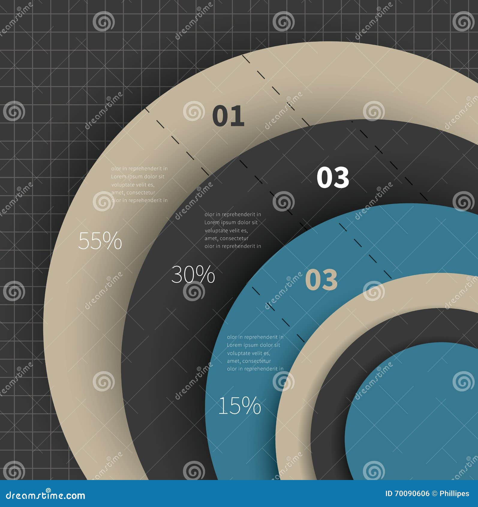 Big chart for infographic stock vector. Illustration of element - 70090606
