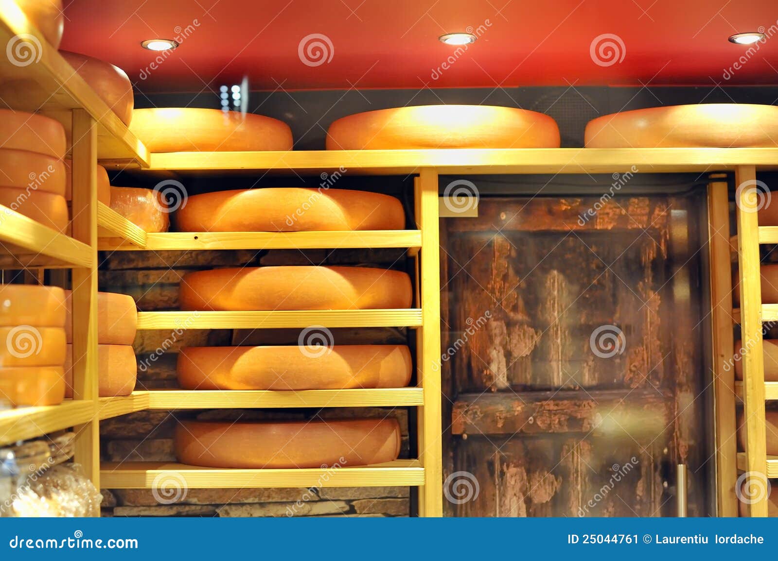 Big cheese storage stock image. Image of slice, closeup - 25044761