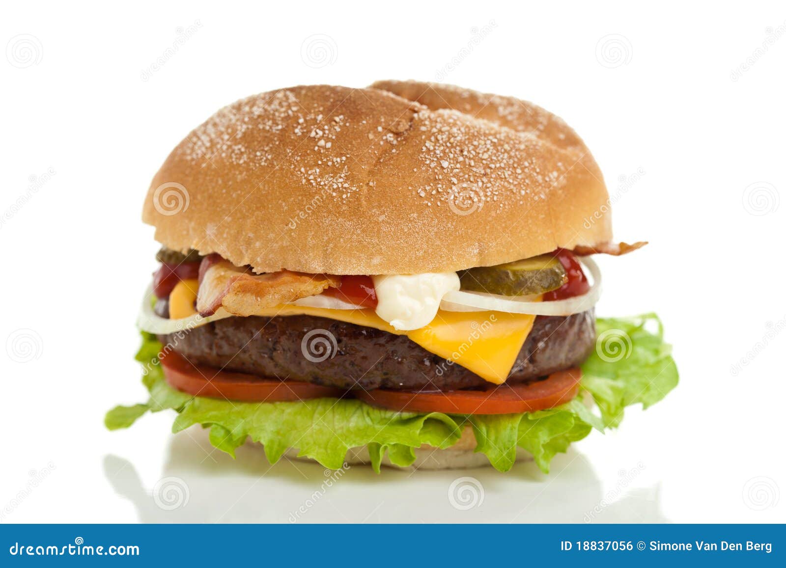 Big cheeseburger stock photo. Image of meal, tasty, snack - 18837056