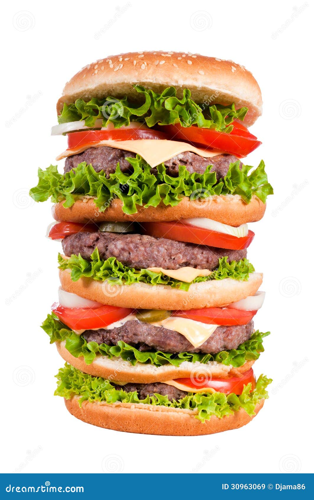 Big cheeseburger stock image. Image of america, grilled - 30963069