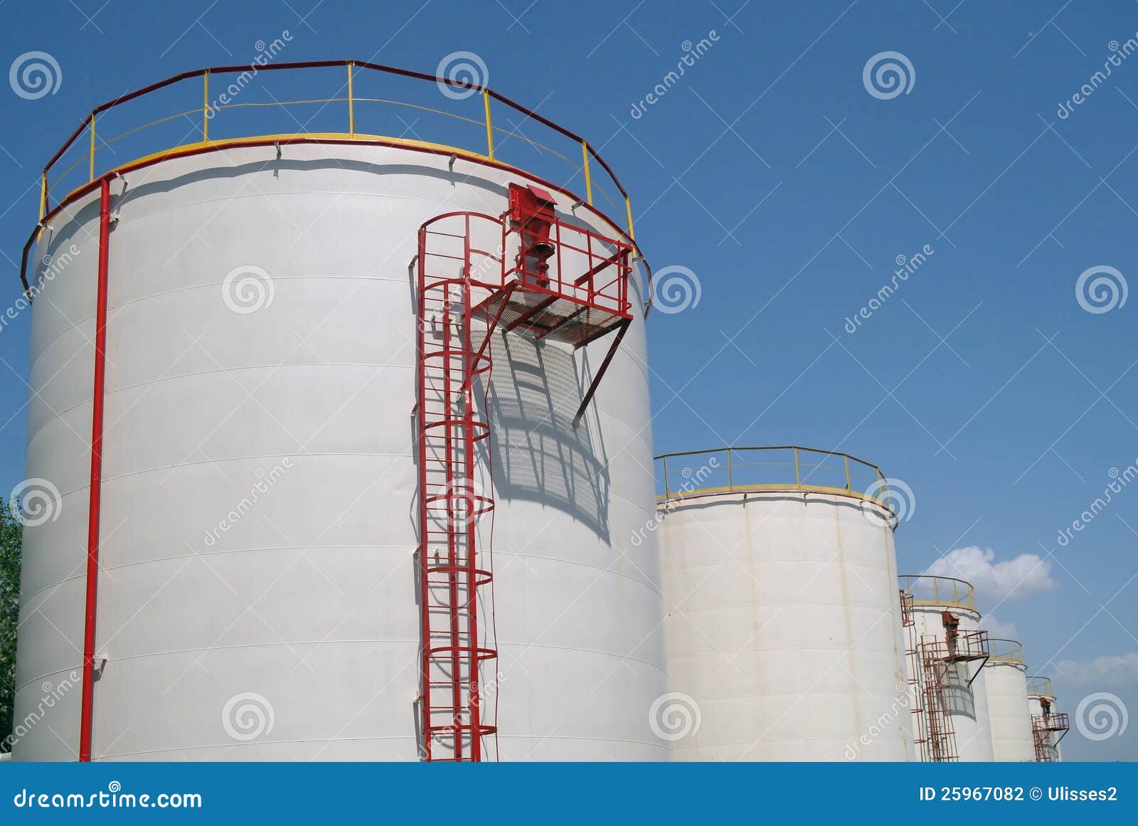 Big chemical tank petrol . stock photo. Image of blue - 25967082
