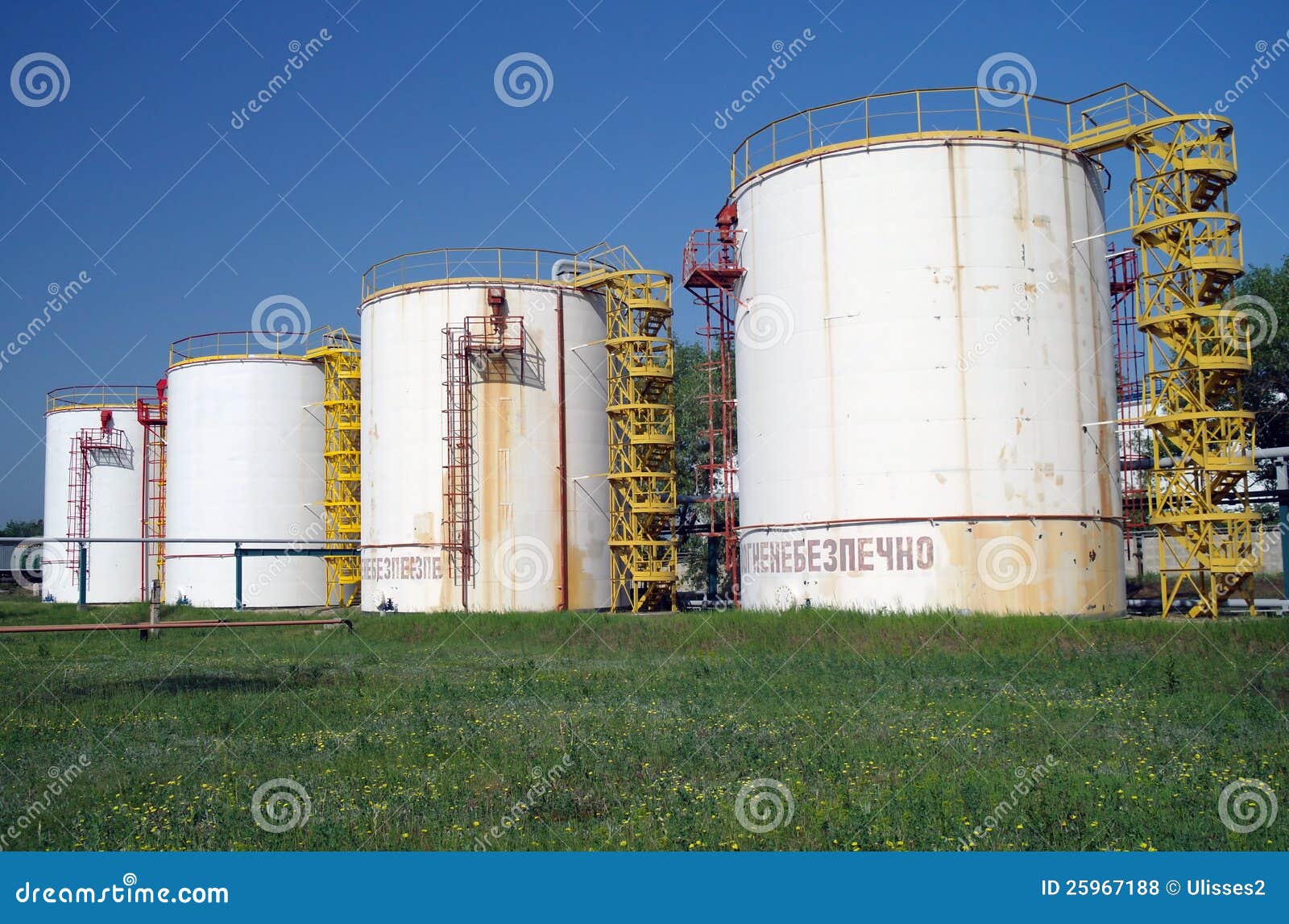 Big chemical tank petrol . stock photo. Image of chemistry - 25967188