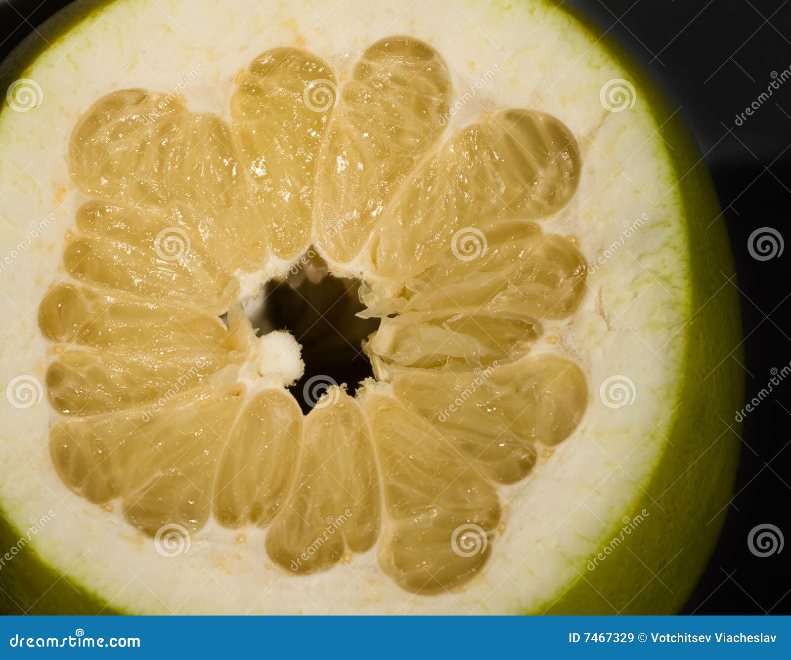 Big citrus grandis stock image. Image of pomelo, segment - 7467329