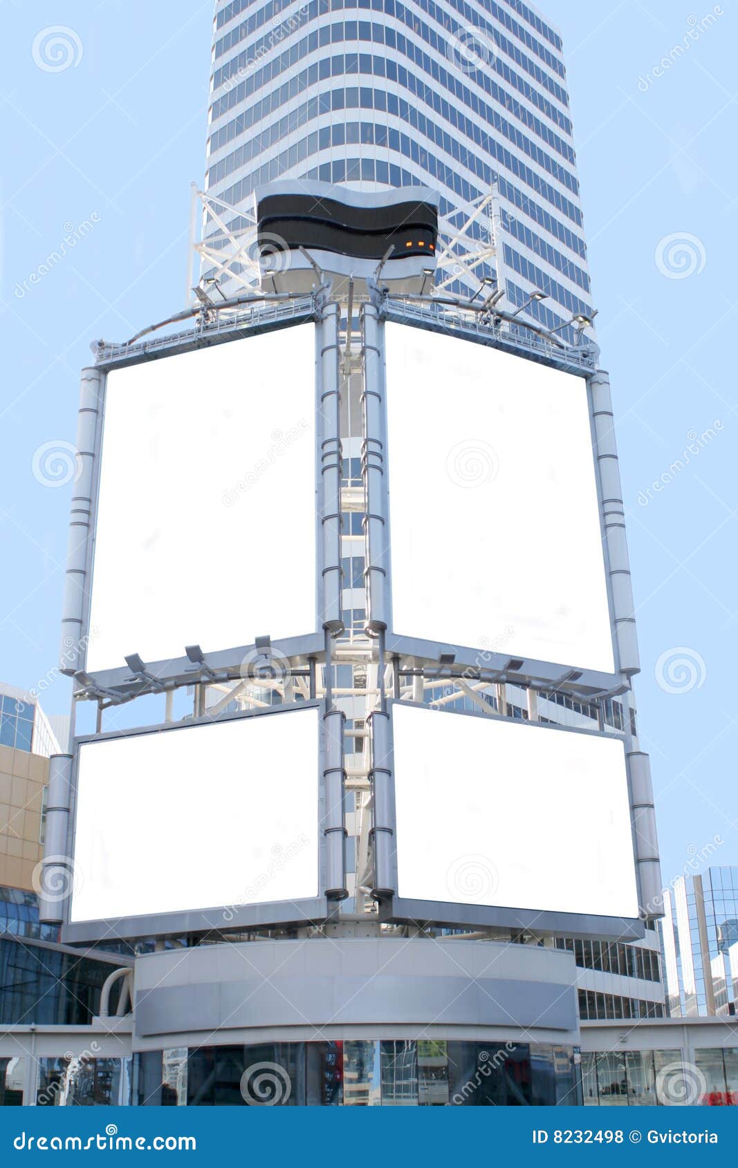 Big city advertising stock photo. Image of borders, business - 8232498