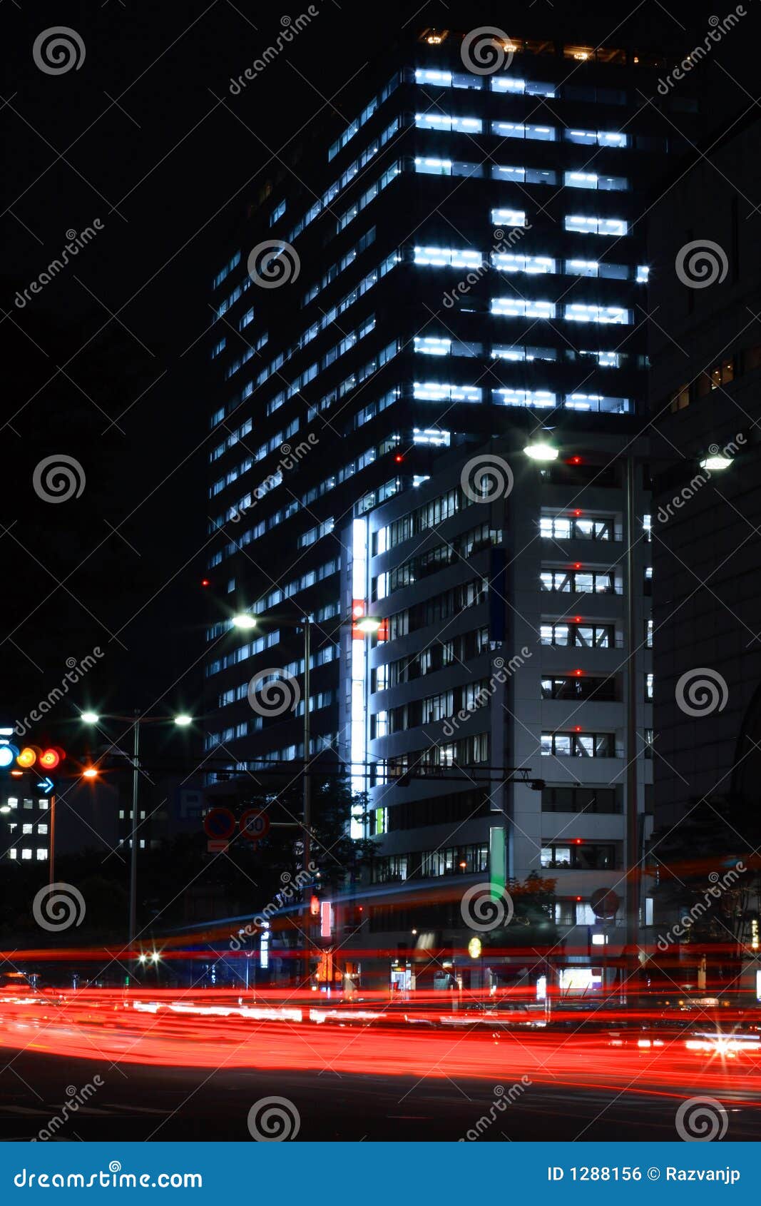 Big city night stock photo. Image of tokyo, district, cityscape - 1288156