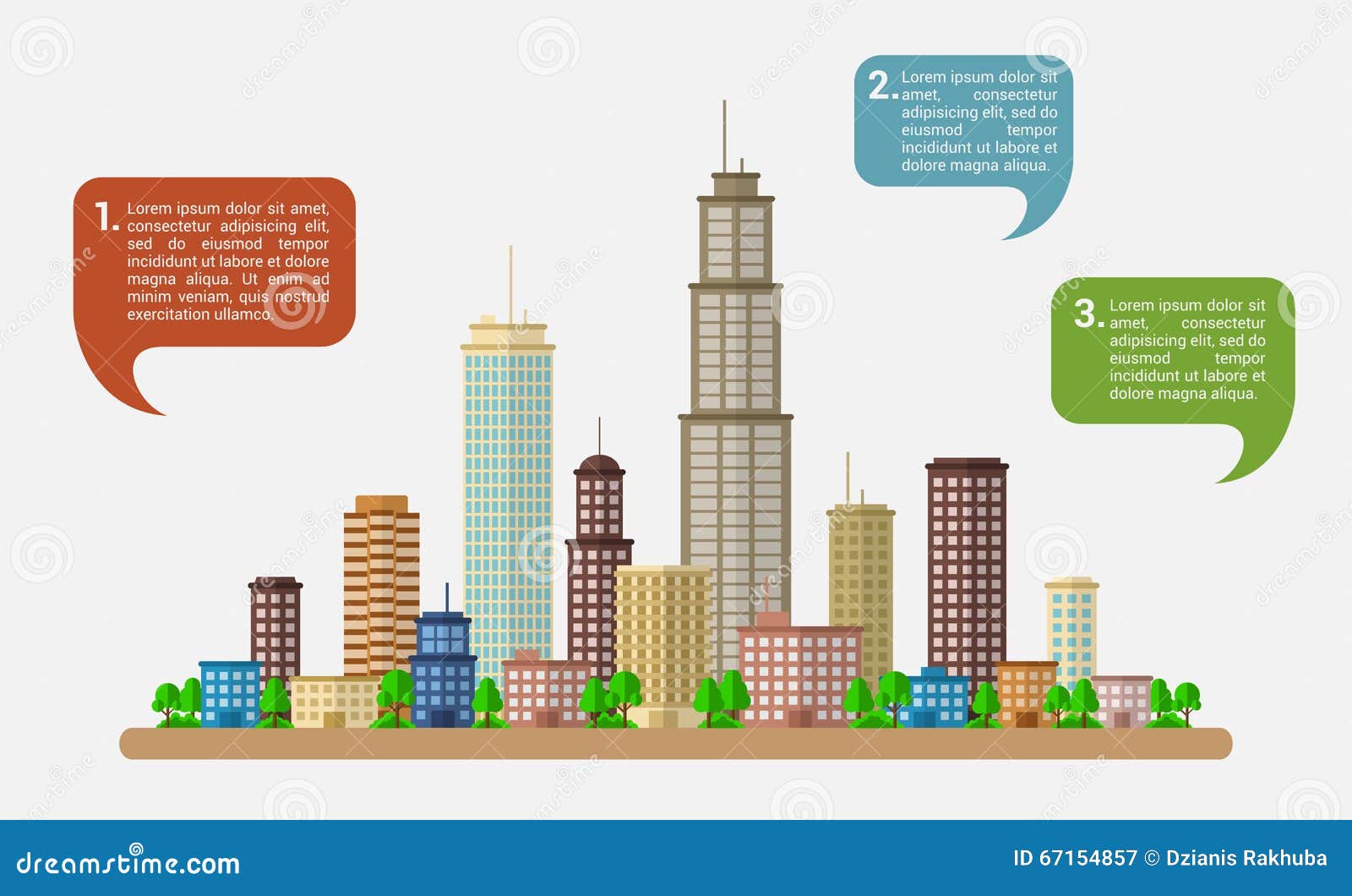 Big City with Speech Bubbles Stock Vector - Illustration of connection ...