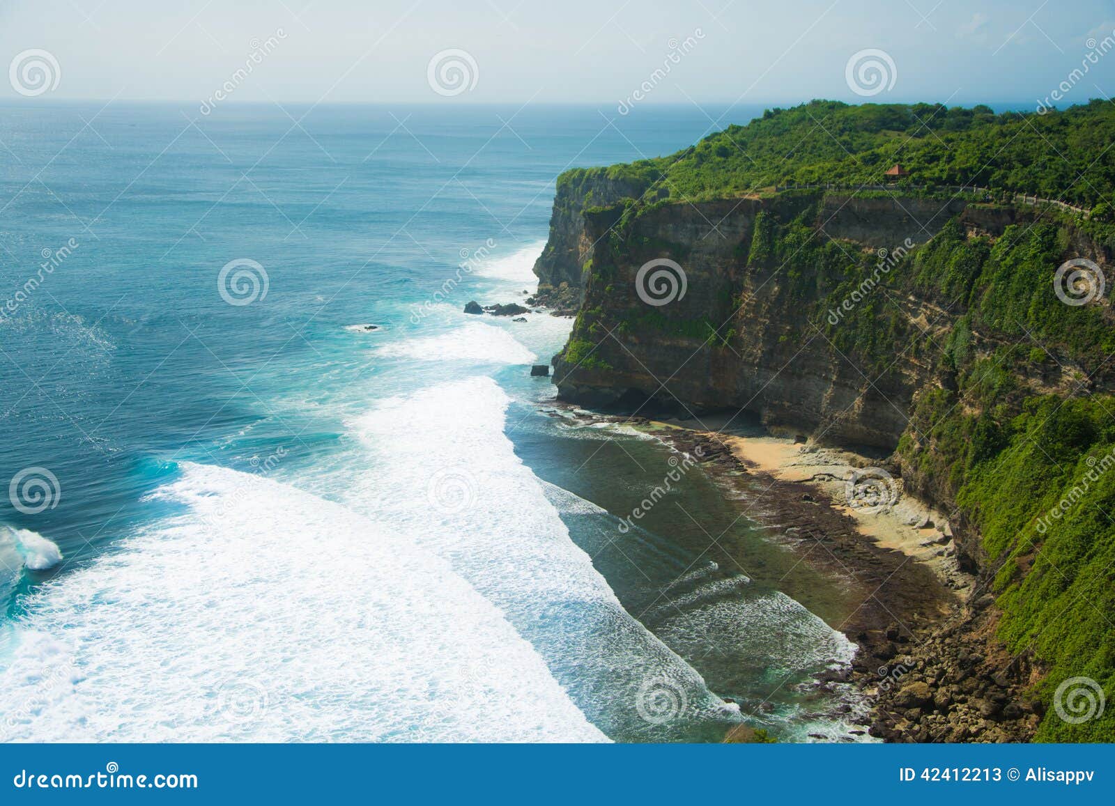 Big cliff stock image. Image of beach, culture, bali - 42412213