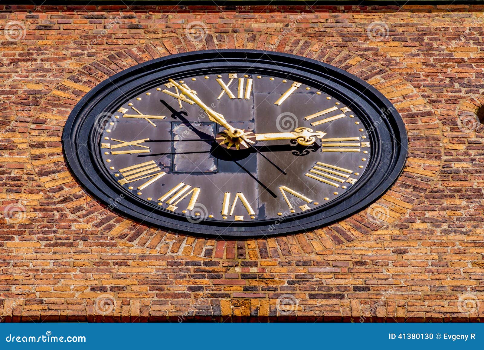 Big clock on a chuch stock photo. Image of macro, stone - 41380130