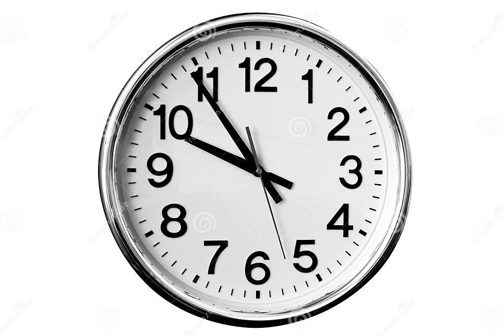 Big Clock Isolated stock photo. Image of measure, isolated - 648786