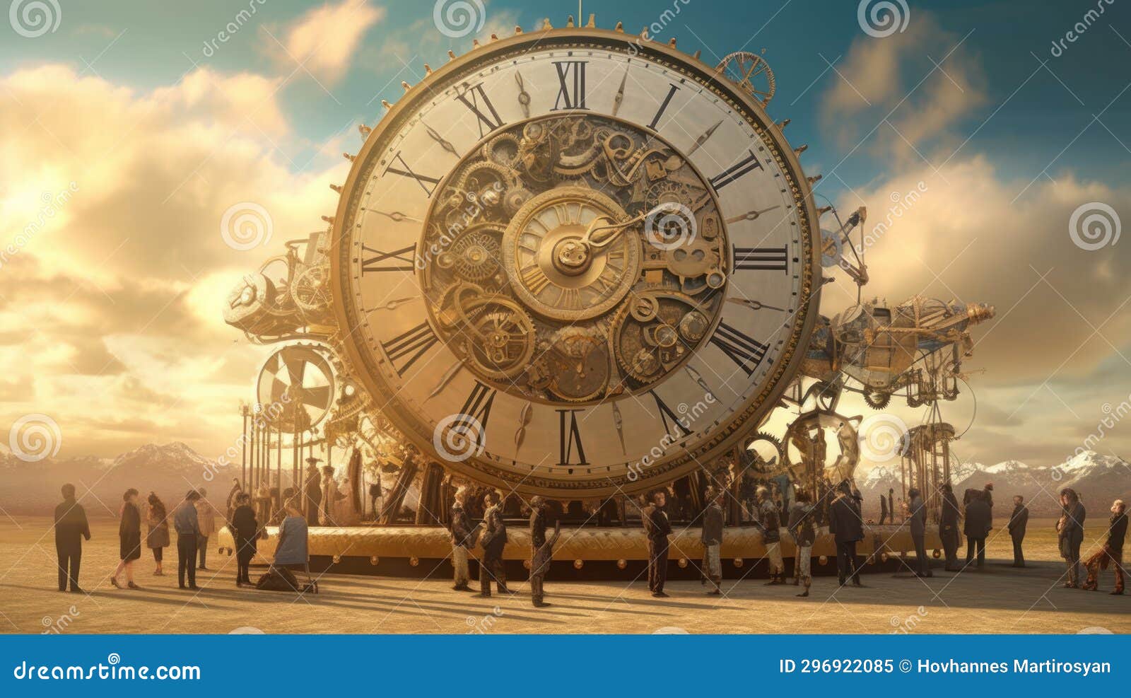 Big Clock. Time Machine. Big Clock. Time Machine Stock Illustration ...