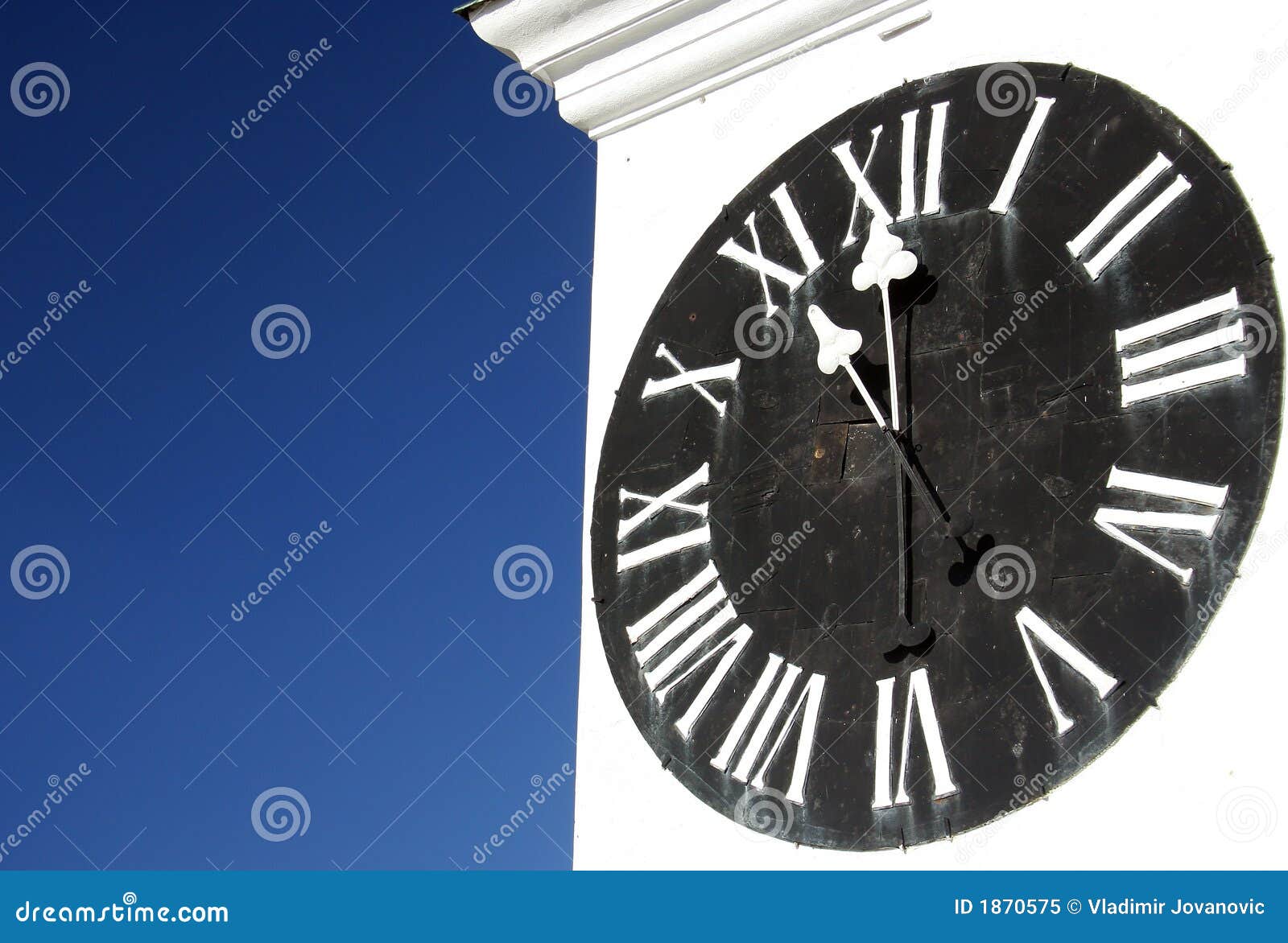 Big clock tower stock image. Image of minutes, hours, hands - 1870575