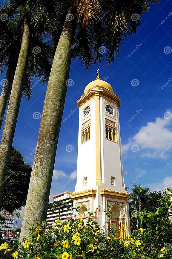 The Big Clock Tower (Menara Jam Besar) Editorial Photo - Image of tower ...
