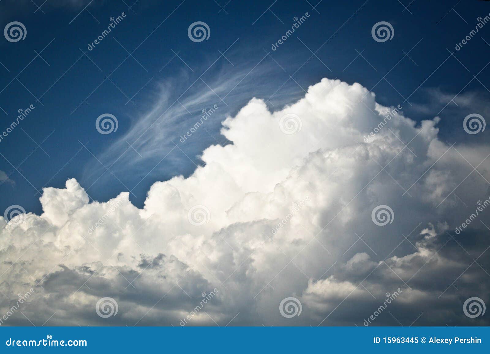 Big cloud stock image. Image of weather, bright, calm - 15963445