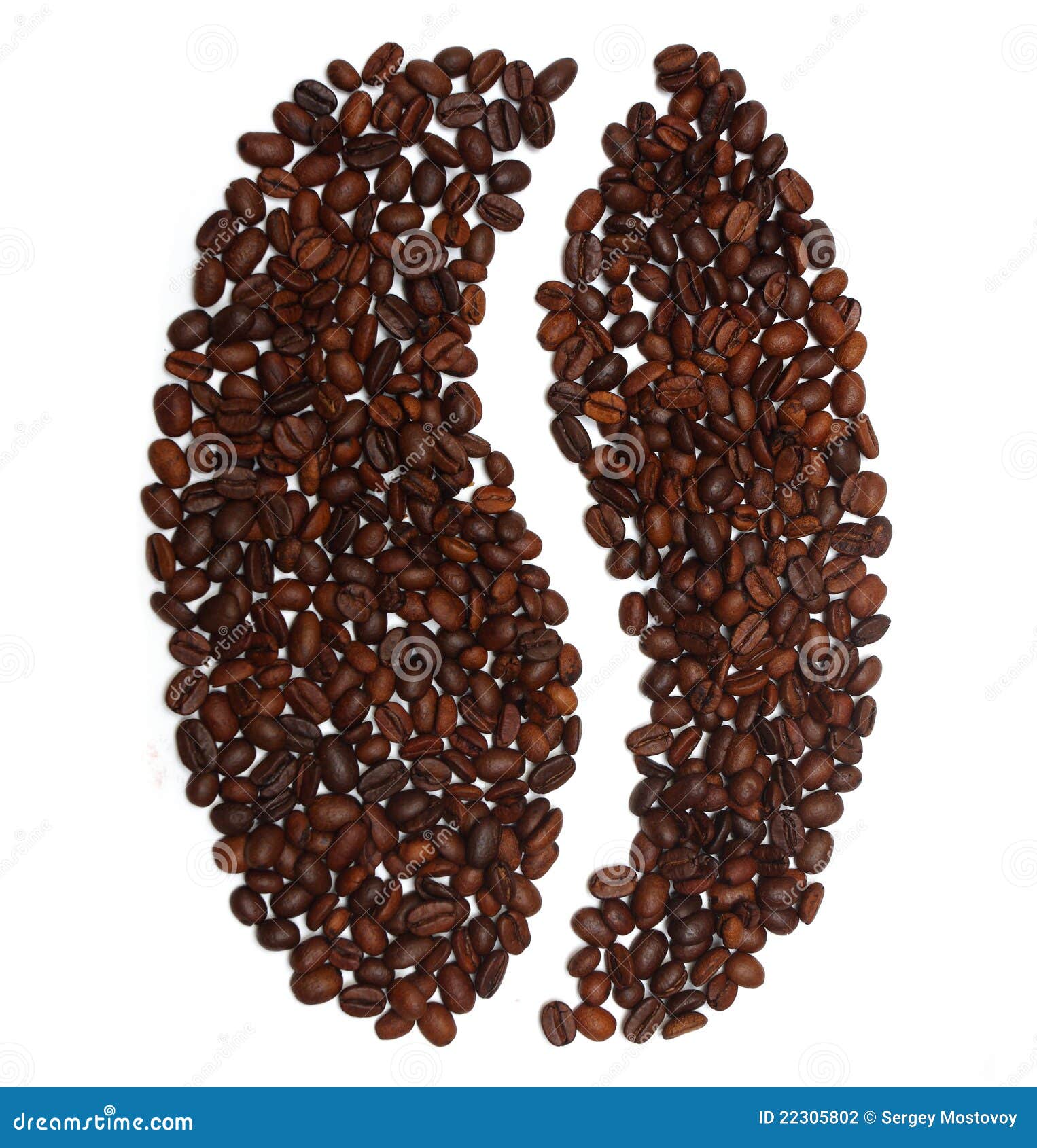 Big Coffee Bean from Coffee Beans Stock Photo - Image of sign, roast ...