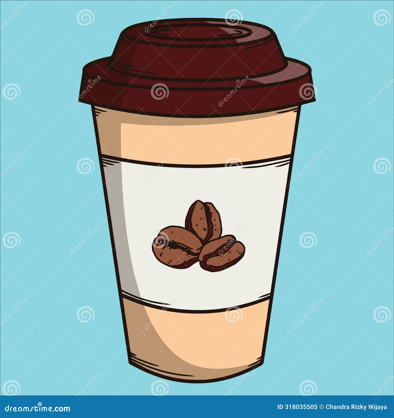 A Big Coffee Cup Mate stock vector. Illustration of icon - 318035505