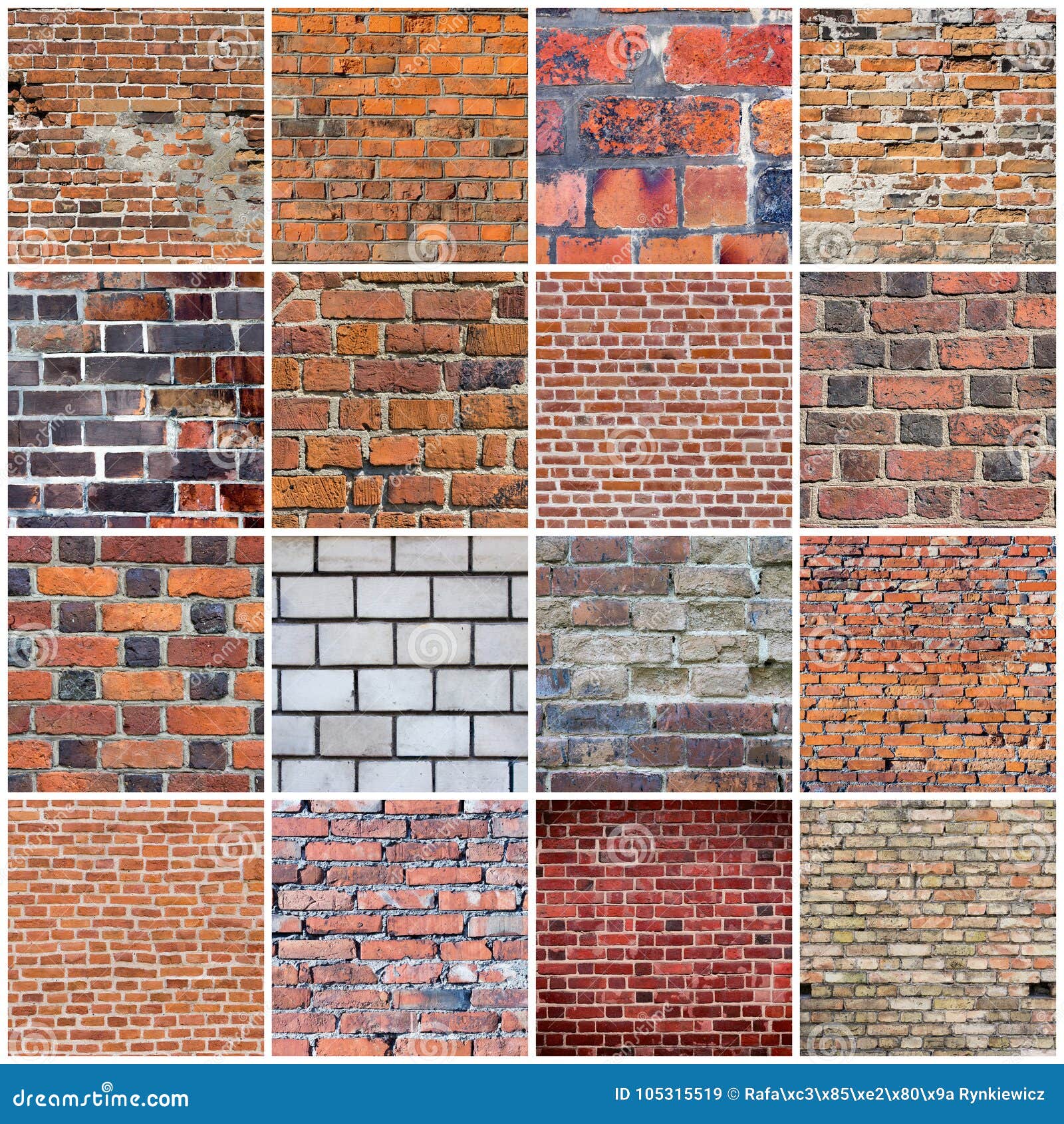 Big Collection of Brick Texture Backgrounds Stock Image - Image of ...