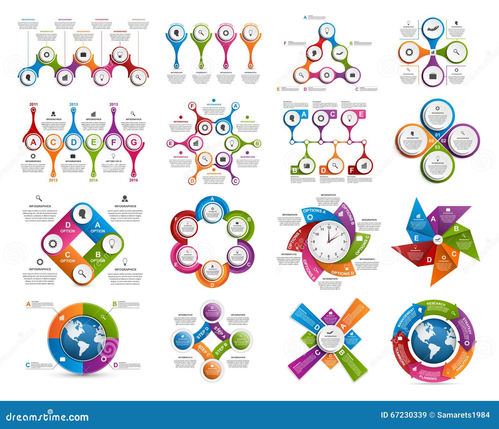 Colorful Infographics Diagram Chart Stock Image | CartoonDealer.com ...