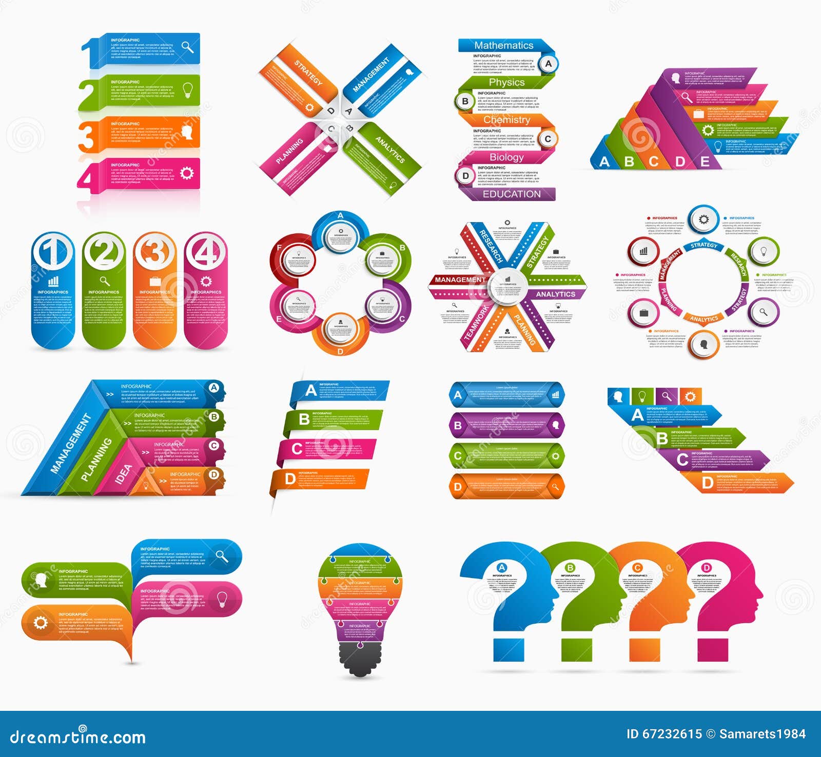 Colorful Infographics Diagram Chart Stock Image | CartoonDealer.com ...