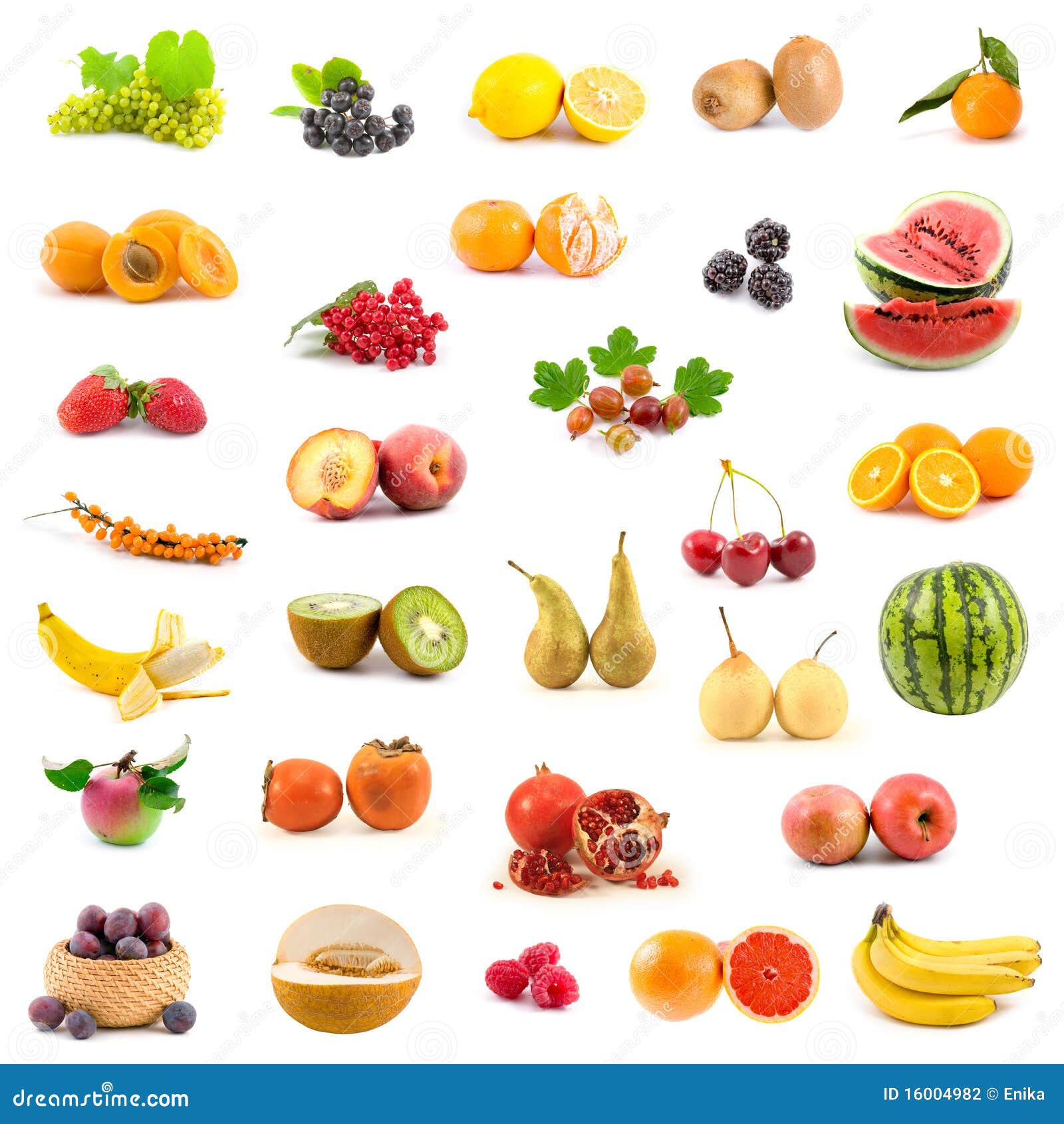 Big collection of fruits stock photo. Image of persimmon - 16004982
