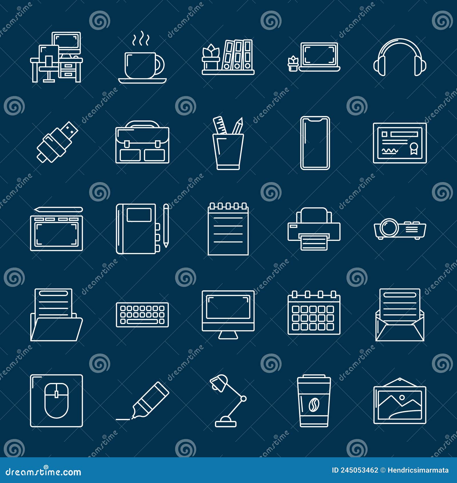 Seamless 60s Icons Background Vector Illustration | CartoonDealer.com ...