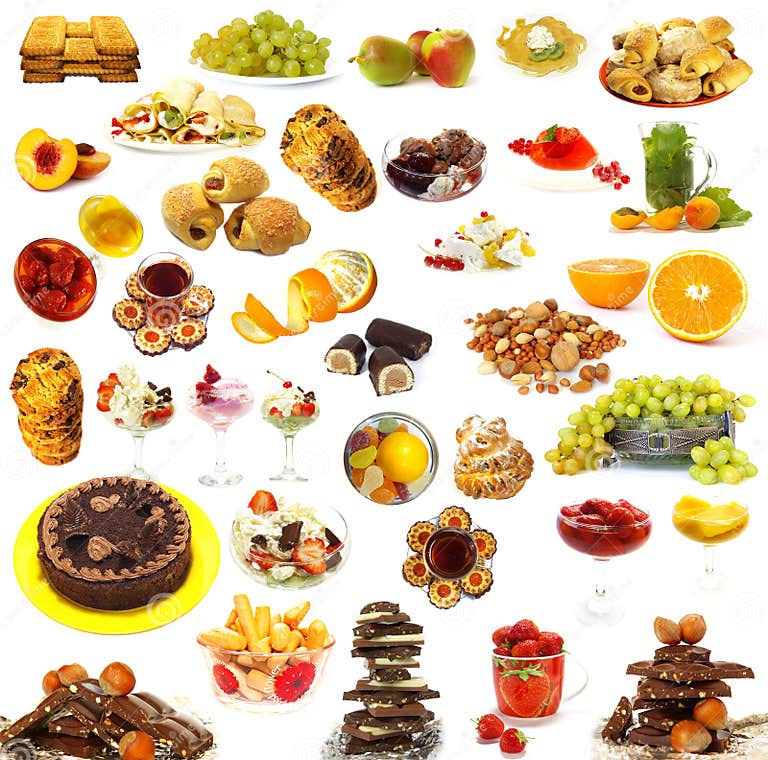 Big collection of sweets stock image. Image of mango, background - 7105055