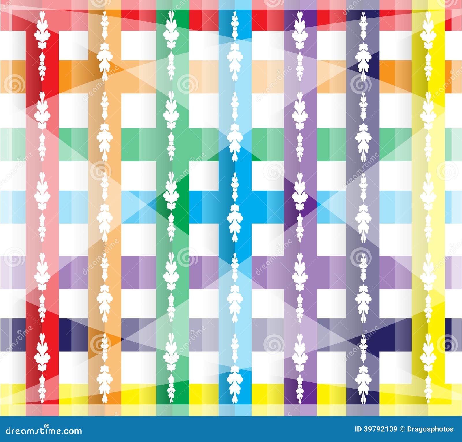 Big Colored Stripes Background Pattern Stock Illustration ...