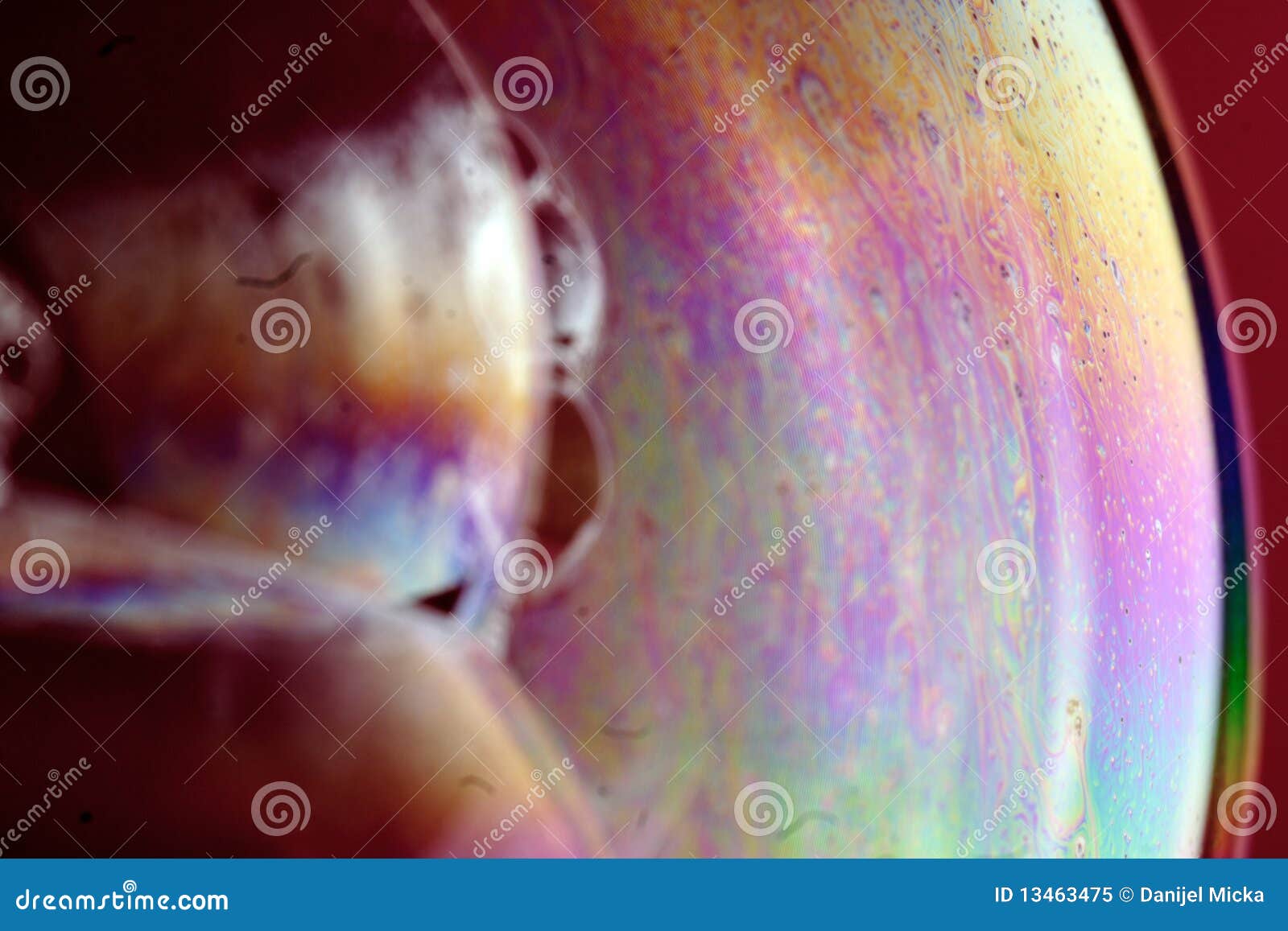 Big colorful bubble stock image. Image of bubble, water - 13463475