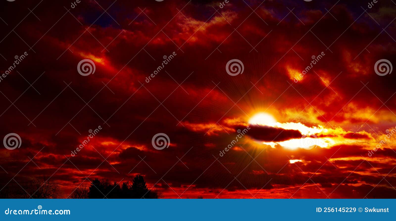 Colorful Sunset Sky with Big Clouds. Nature Background. Stock Image ... Colorful Sunset Sky with Big Clouds. Nature Background. Stock Image ...