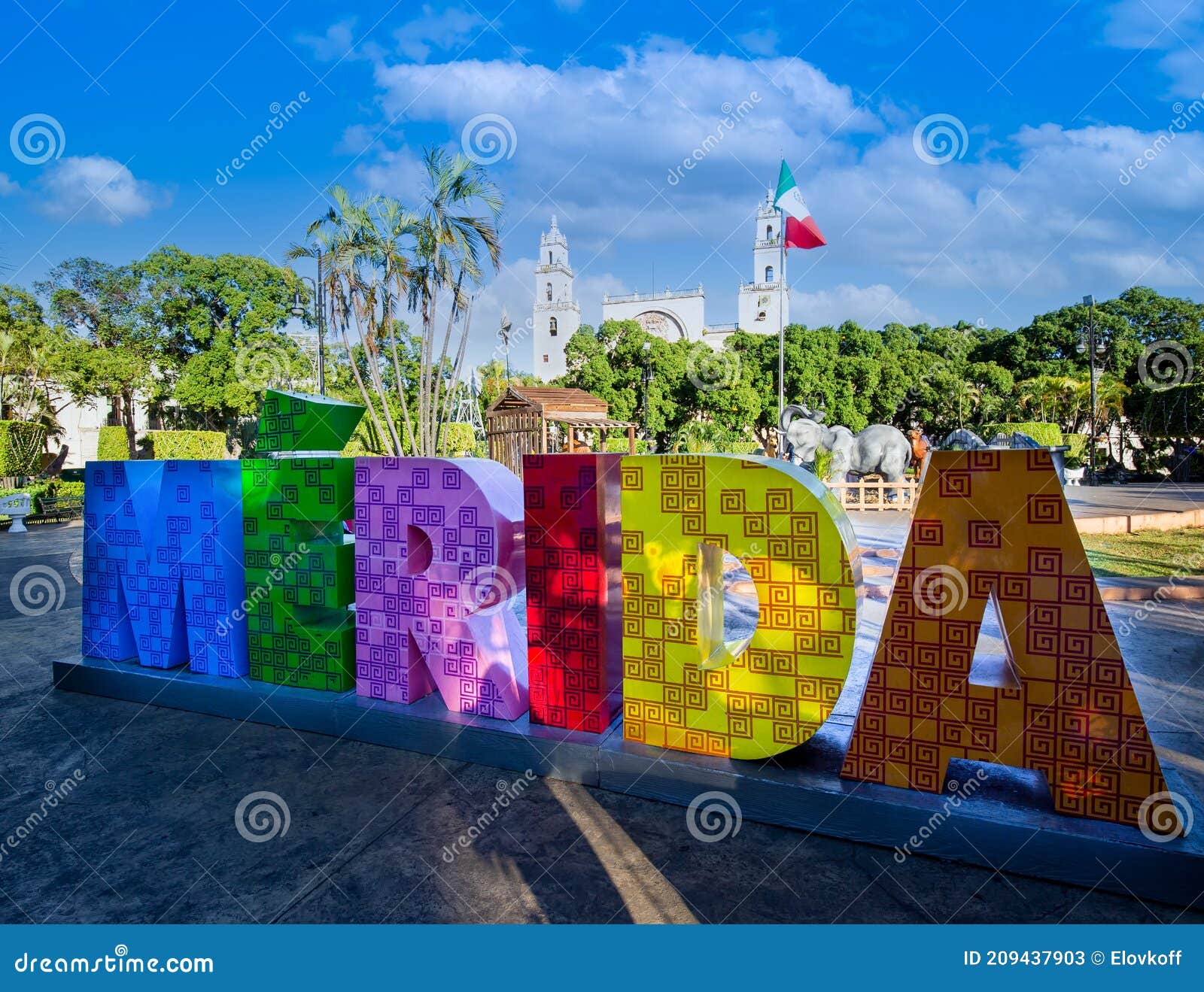 Big Colorful Letters Representing Merida With An Iconic Merida ...