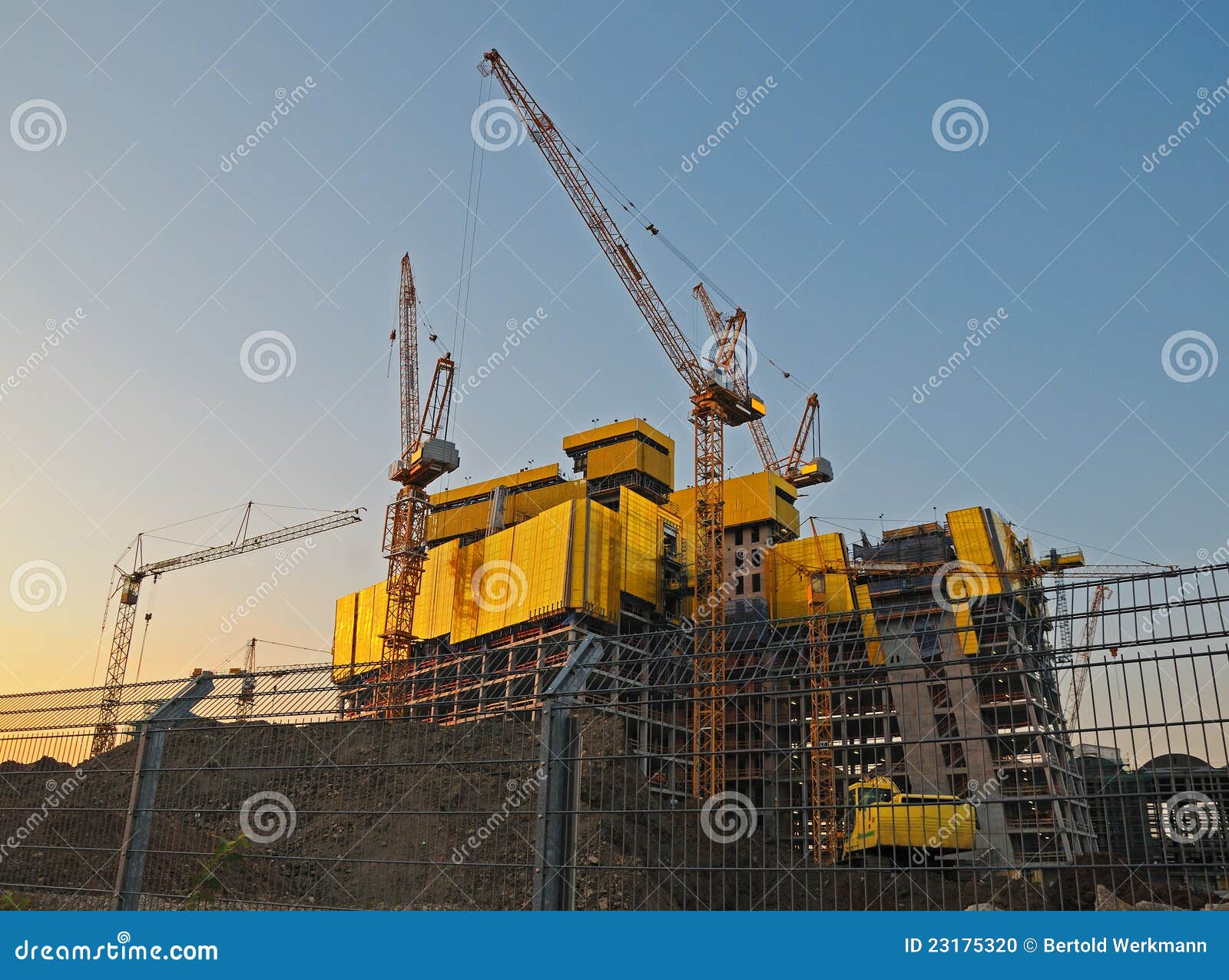 Big Construction Site Royalty Free Stock Photos Image