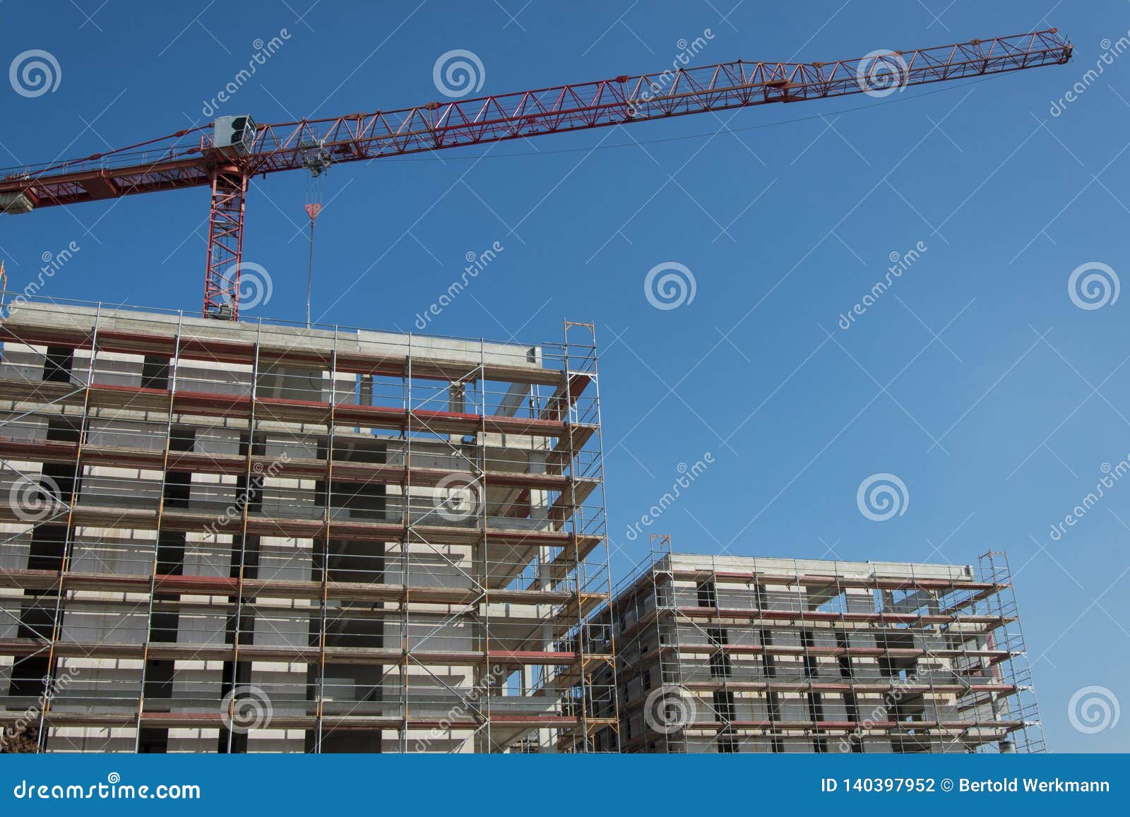 Big construction site stock photo. Image of growth, counterweight ...