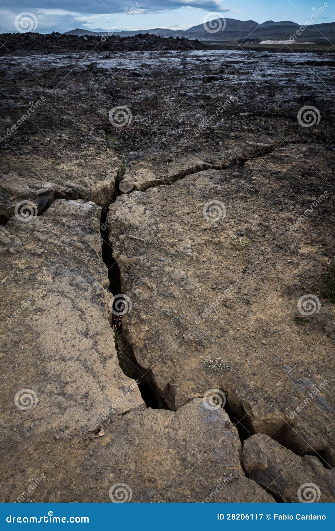 Big crack stock image. Image of rock, eruption, volcanic - 28206117