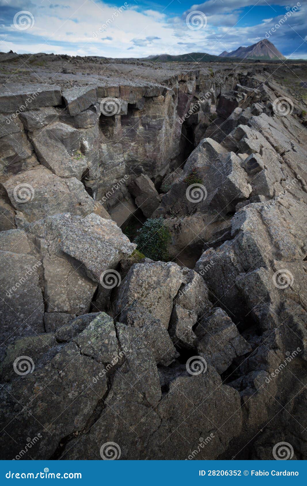 Big crack stock photo. Image of volcanic, geothermal - 28206352