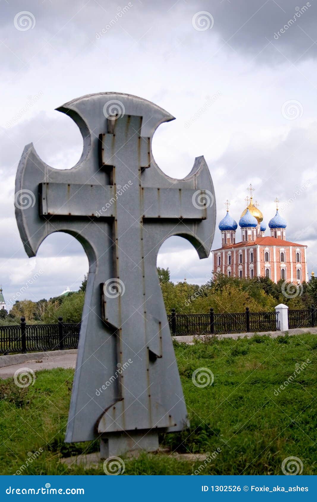 Big cross stock photo. Image of detail, gravestone, christianity - 1302526