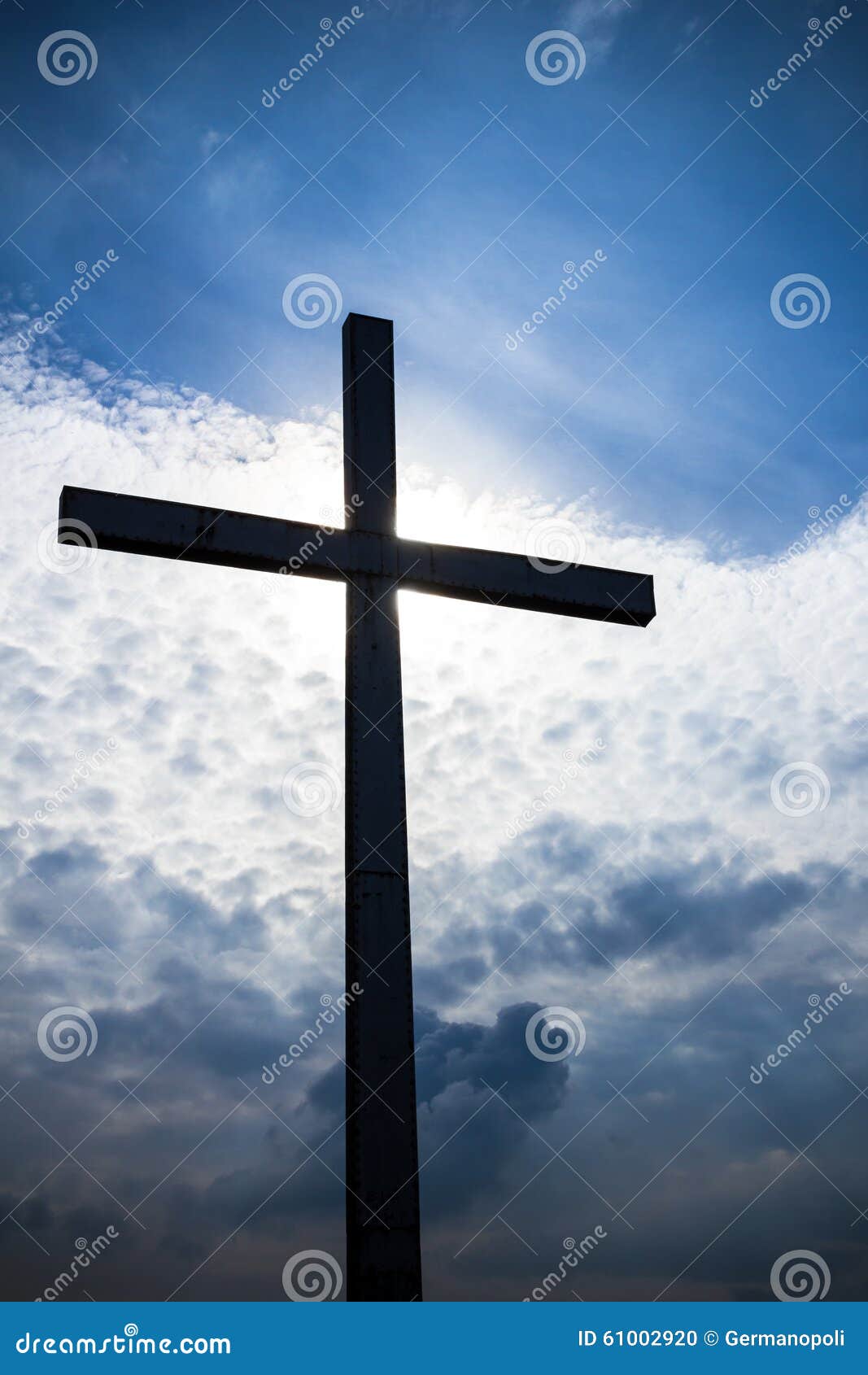 Big cross stock photo. Image of resurrection, religion - 61002920