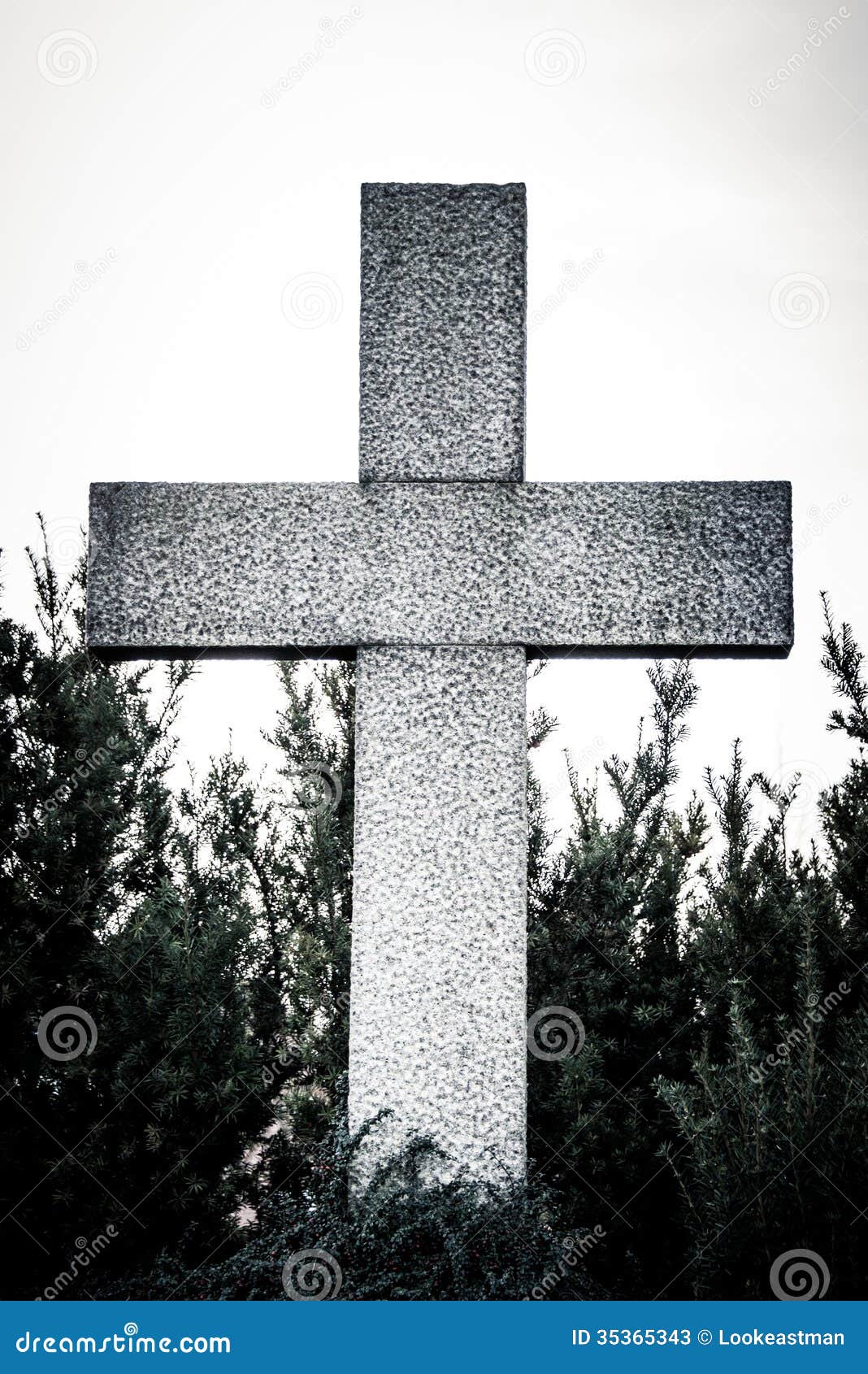 Big cross stock image. Image of cementary, christianity - 35365343