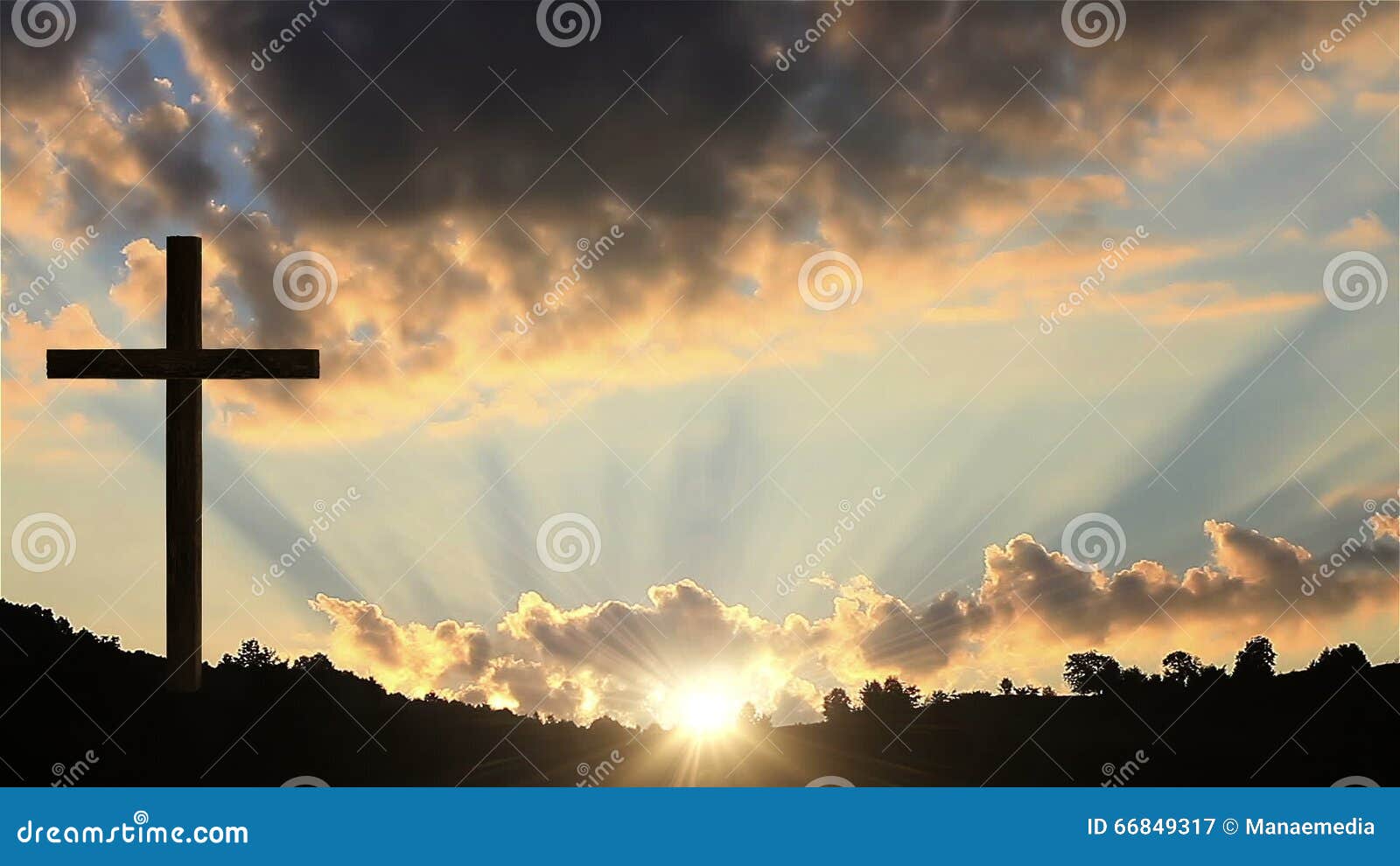 Big Cross at sunset stock video. Video of christian, cross - 66849317