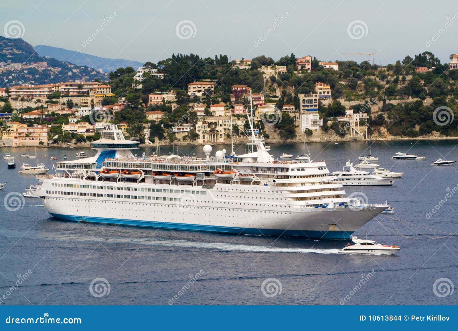 Big cruise ship stock photo. Image of resort, maritime - 10613844