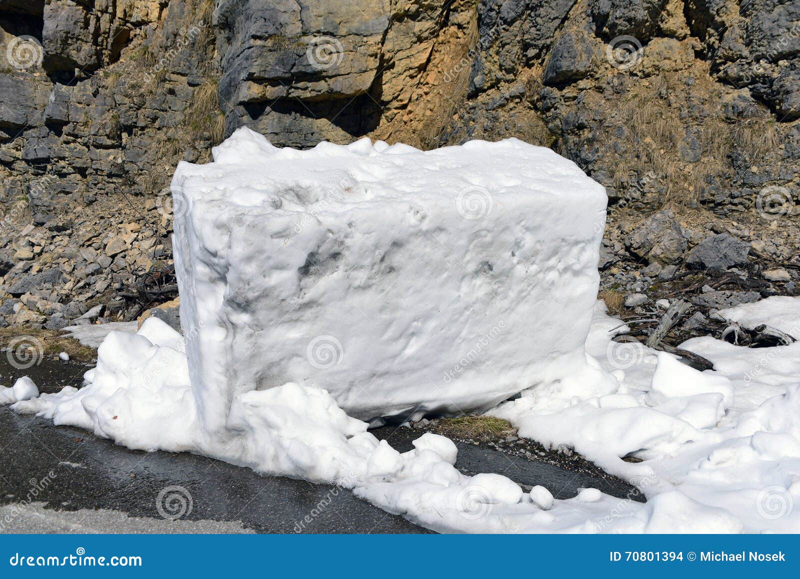 Big cube of snow stock photo. Image of white, perito - 70801394