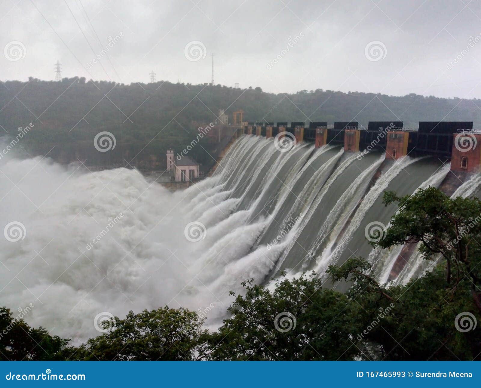 Big Dam in Madhya Pradesh India Stock Image - Image of wonderful, india ...