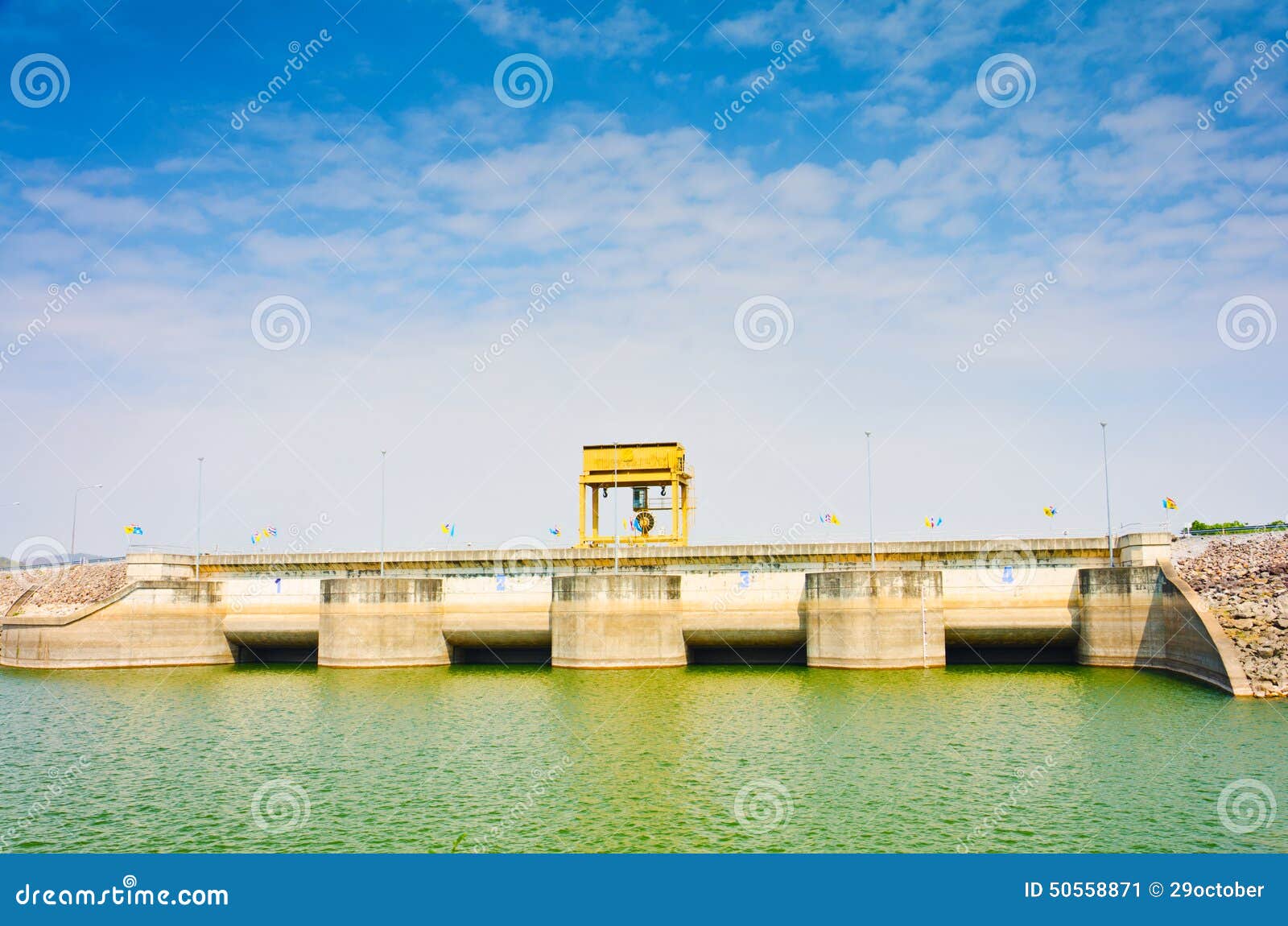 Big dam stock image. Image of wall, gates, nature, river - 50558871