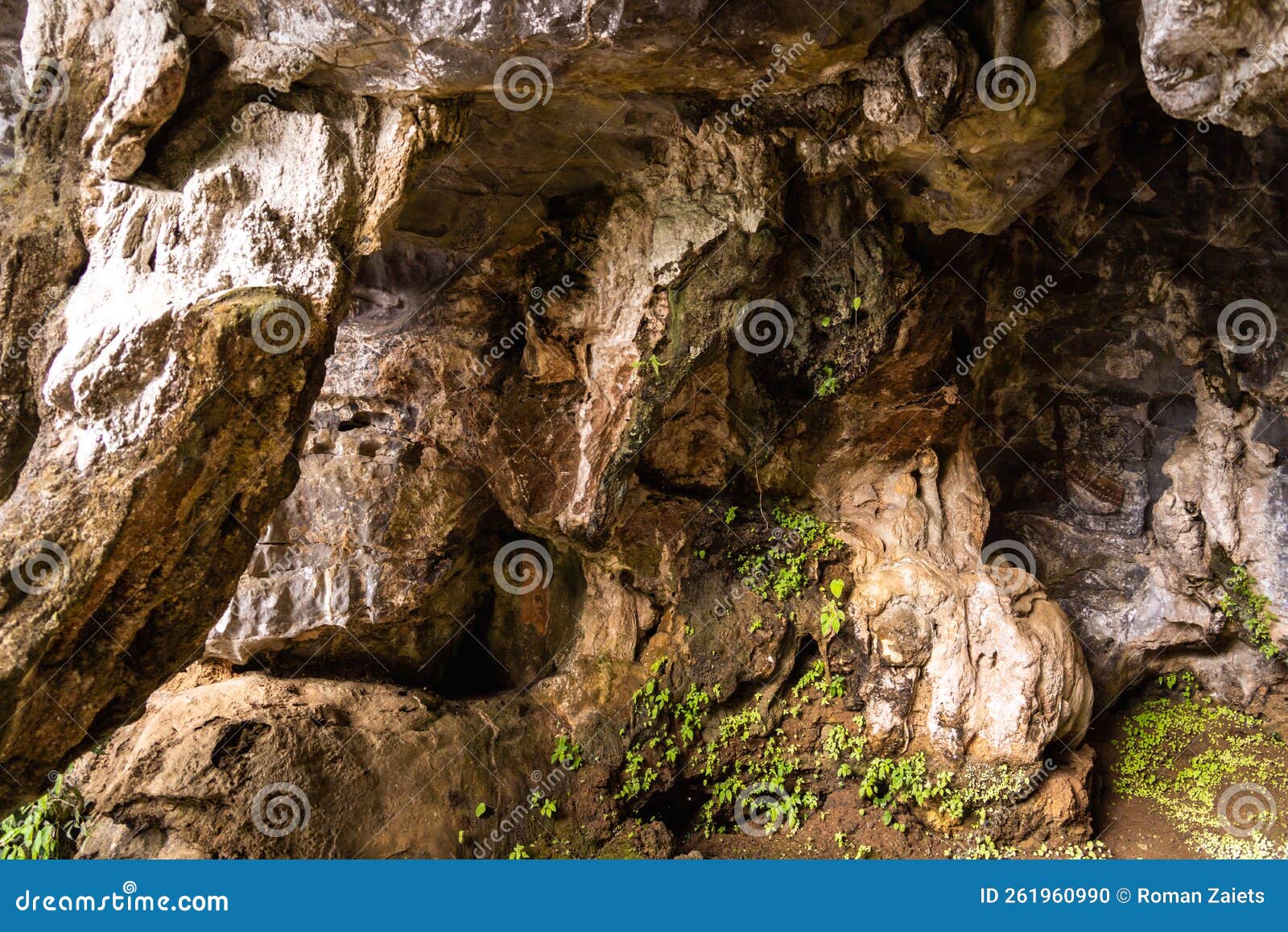 Big Dark Stone Cave Inside Near Entrance Stock Photo - Image of deep ...