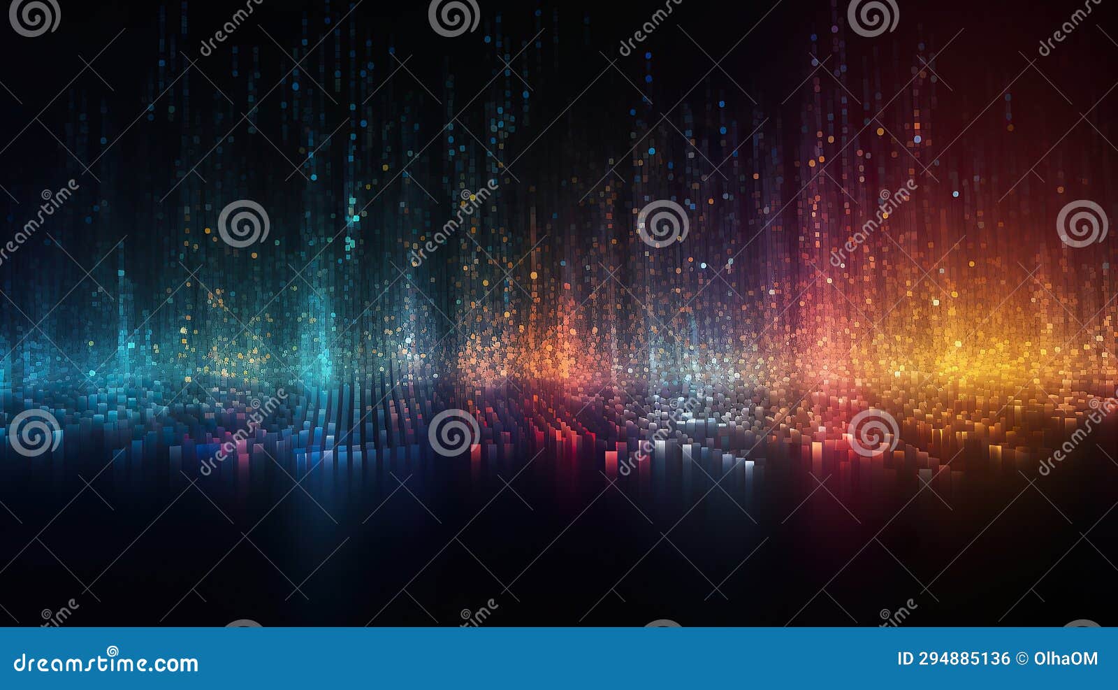 Big Data Abstract Background. Technology Network Concept. Futuristic ...