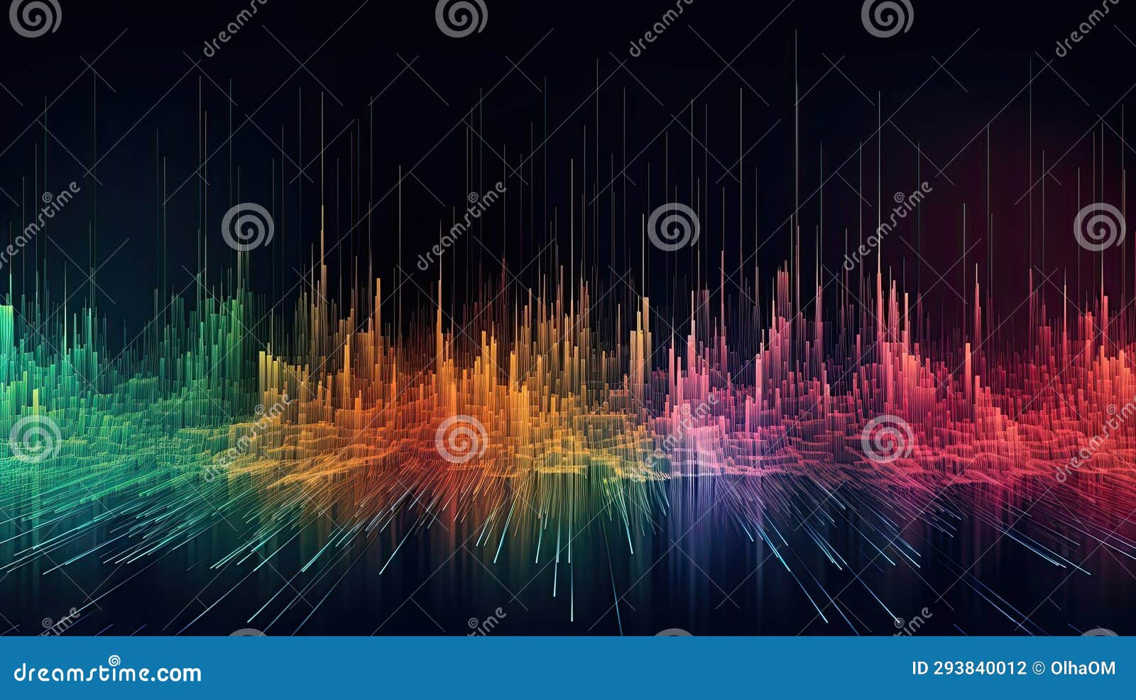 Big Data Abstract Background. Technology Network Concept. Generative AI ...