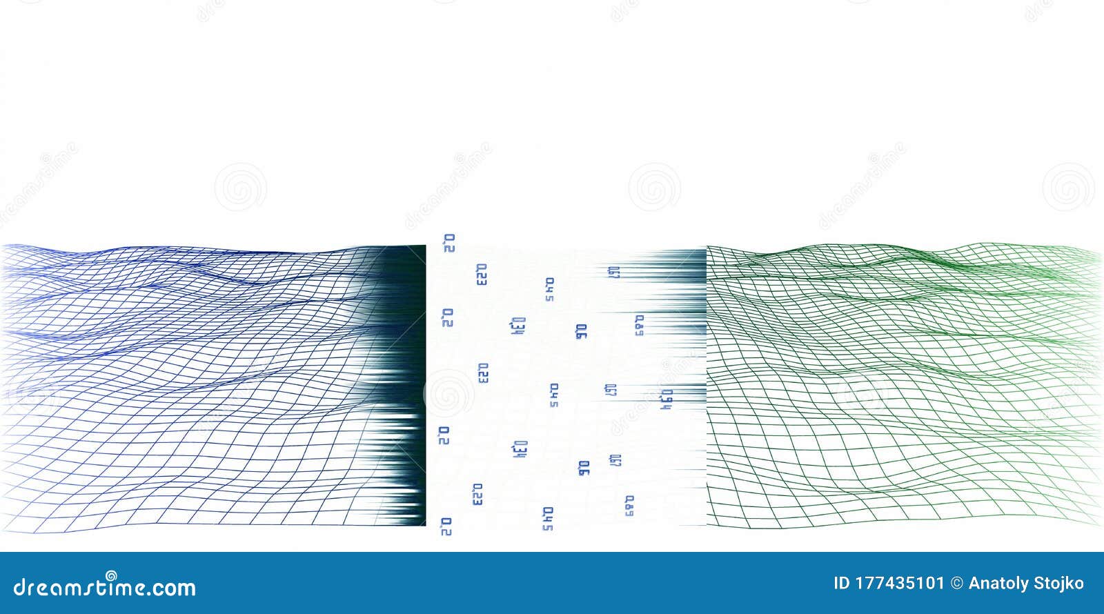 Big Data. Abstract Concept with Blurred Lines Analysis Scientific or ...