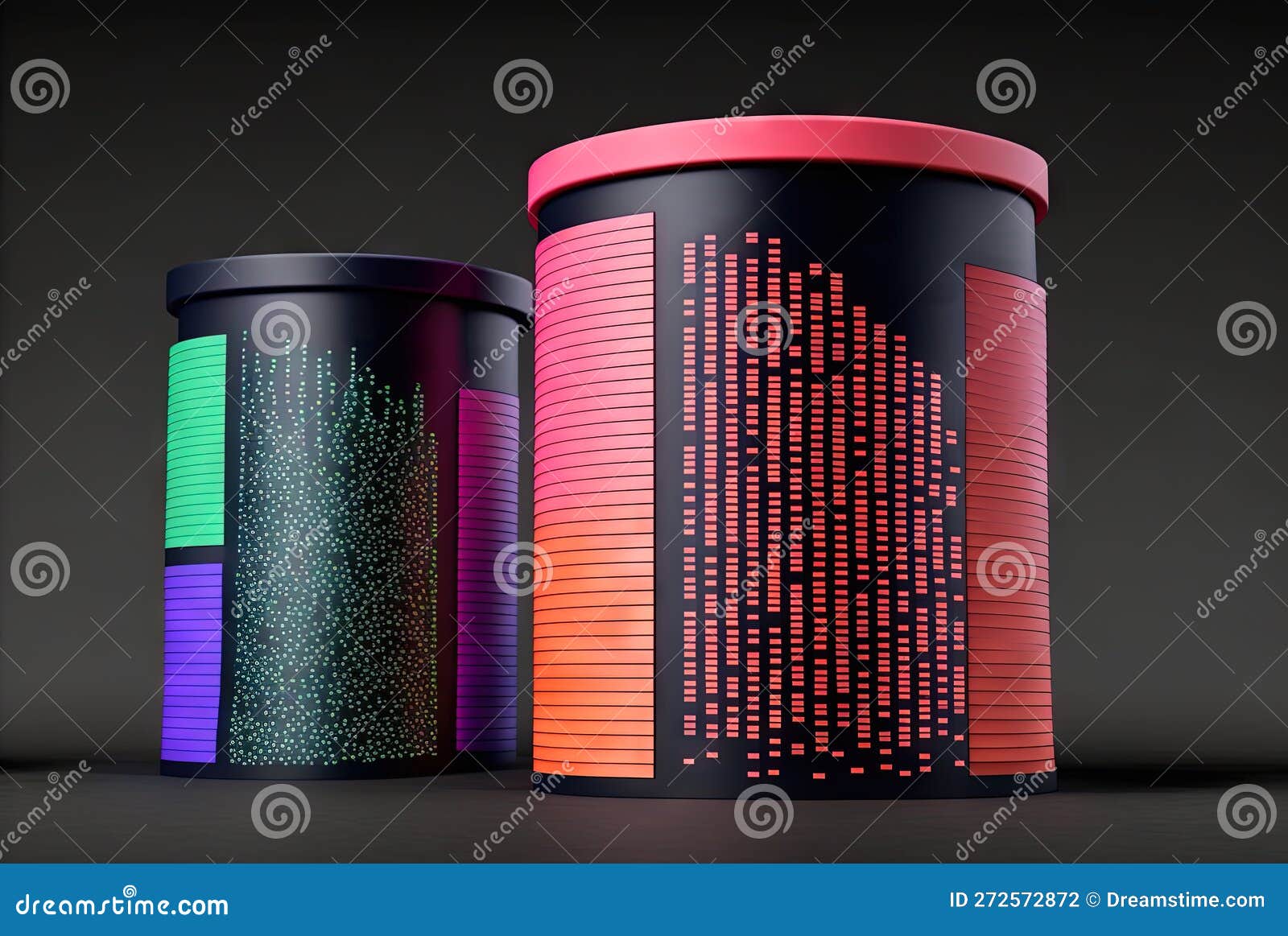 Big Data Abstract Concept with Data Clusters Collected by Server ...