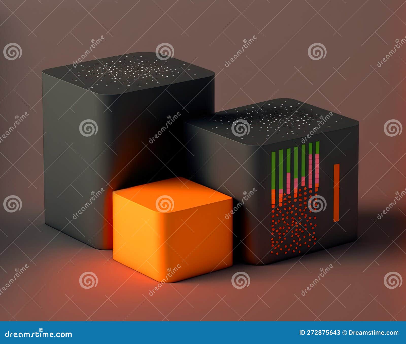 Big Data Abstract Concept with Data Clusters Collected by Server ...